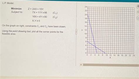 solved on the graph on right constraints c1 and c2 have