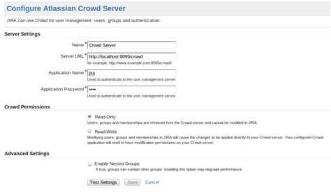 Integrating Crowd With Atlassian Jira Crowd Data Center 61 Atlassian Documentation
