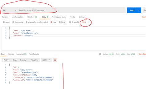 create laravel crud rest api blogshub