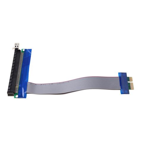 Гибкий плоский кабель PCIe PCI для Express 1x-16x Extender Riser FFC ...