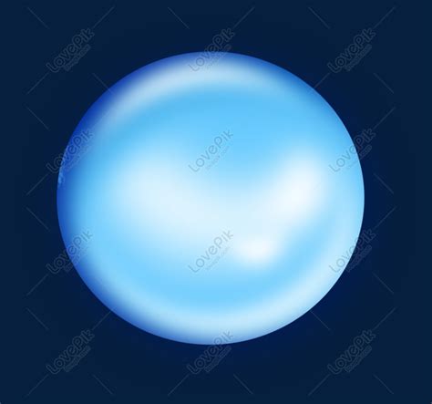 섬세 한 파란색 라운드 물방울 그림 Png 일러스트 무료 다운로드 Lovepik
