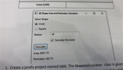 Solved 1 ﻿create A Javaf Project Named Lab6 ﻿the
