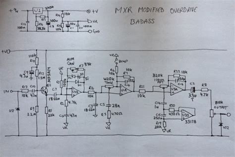Perf And PCB Effects Layouts MXR Custom Badass Modified OD