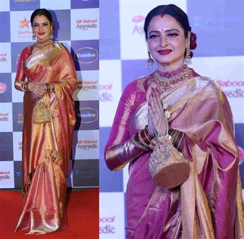 Best Kanjeevaram Sarees From Rekha To Improve Your Saree Style Fabfunda