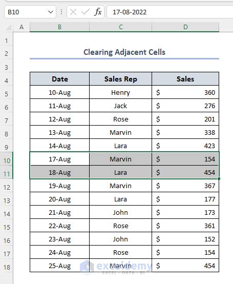 How To Clear Cells In Excel Vba Design Talk