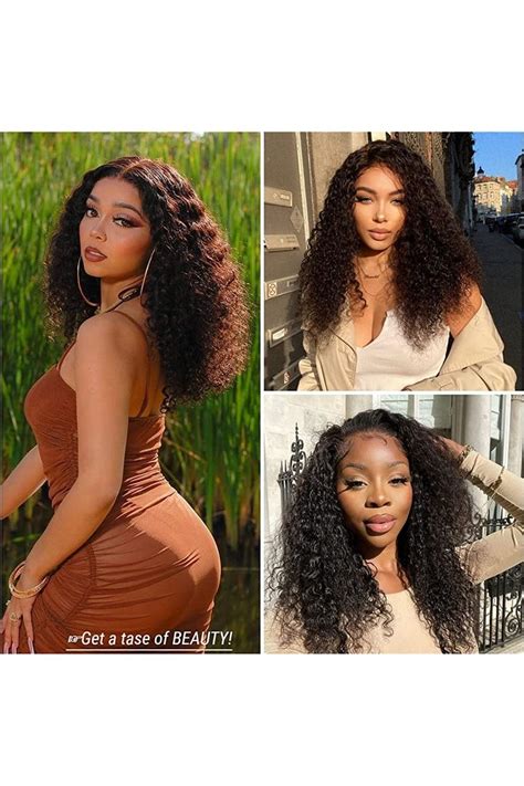 Luvme Hair Curly Lace Front Wig Human Hair 5x5 Hd Deep Wave Lace
