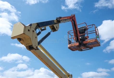 Elevated Cherry Picker Stock Image Image Of Platform 399372395