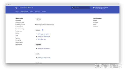 mkdocs部署静态网页至github pages配置说明 mkdocs yml 知乎