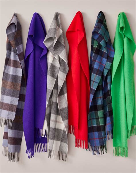 Cashmere Scarf Tartan Joseph Turner
