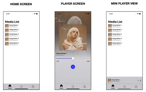 A Music Player Made For Ios Devices Using Swiftui