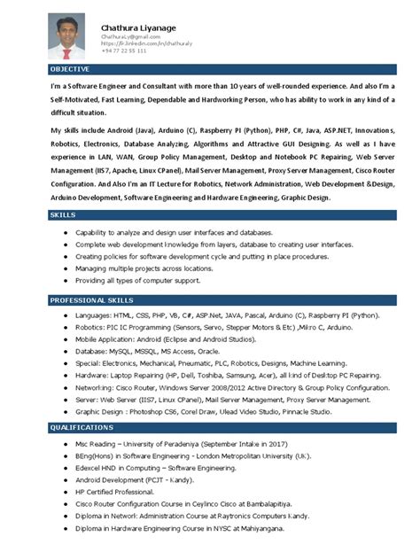 chathura liyanage objective pdf java programming language