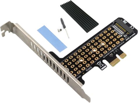 Buy M 2 PCIe Adapter M 2 NVME AHCI SSD M Key To PCIeX1 Adapter Expansion Card Expansion Support