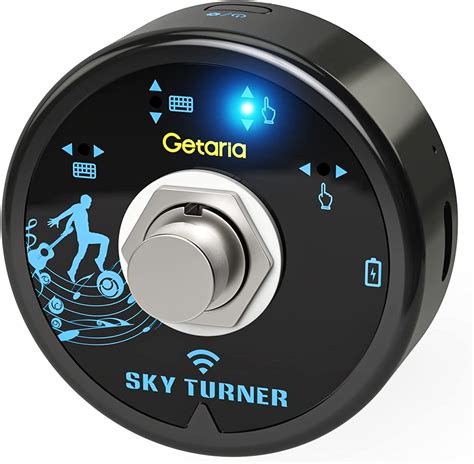 Getaria Bluetooth Page Turner Pedal Usb Rechargeable Wireless Sheet