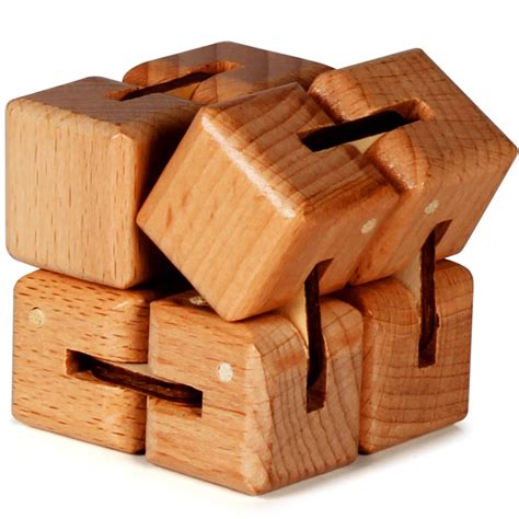 Bunmo Wooden Infinity Cubes Large Infinity Cube Fidget Toy Eco