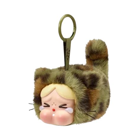팝마트 크라이베이비 표범 냥이 시리즈 바이닐 플러시 펜던트 카모 냥이 개봉 박스 Pop Mart Kream