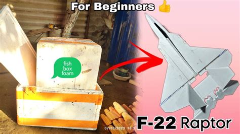 how to make rc f22 plane frame for beginners👍 part 1 youtube