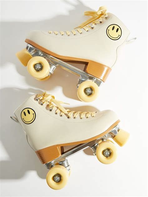Iconic Smiley Retro Skates Scarpe Da Ginnastica Moda Pattinaggio A Rotelle Scarpe Carine