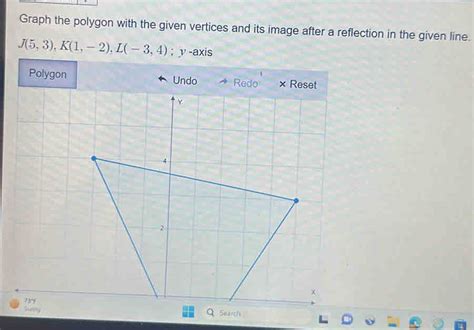 Solved Graph The Polygon With The Given Vertices And Its Image After A