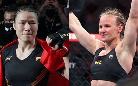 Download Zhang Weili And Valentina Shevchenko Wallpaper