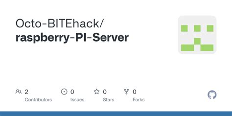 GitHub Octo BITEhack Raspberry PI Server