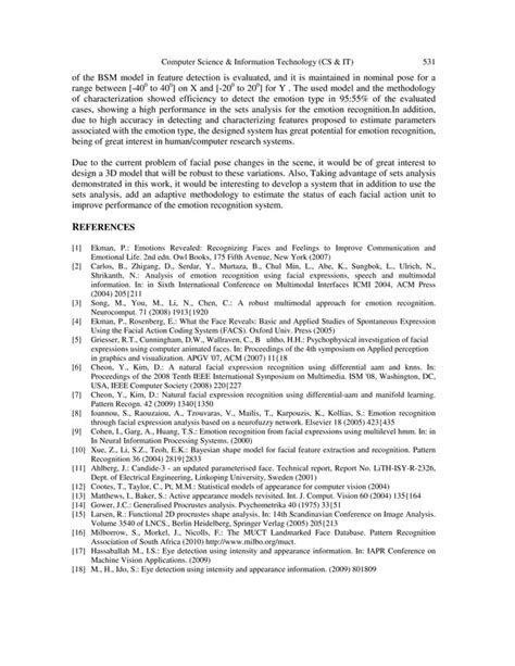 facial landmarking localization for emotion recognition using bayesian