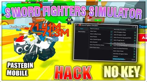Roblox Sword Fighters Simulator Script Hack Pastebin 2023 Gui 🔥 Auto