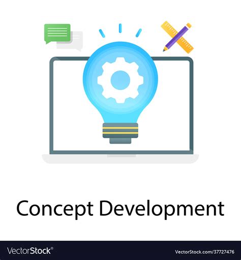 Concept Development Royalty Free Vector Image Vectorstock