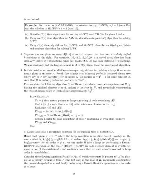 Practice Problems Divide And Conquer Exam Questions Quiz Questions And Answers Daa Ada Dsa