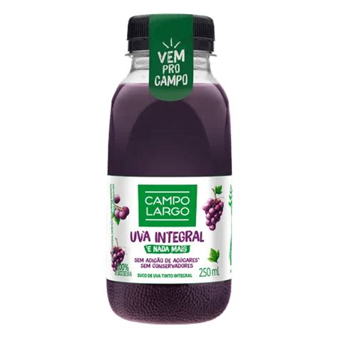 Suco Campo Largo Uva 250ml Redemix