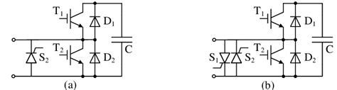 Structure Of Half Bridge Submodule With Bypass Switches A Single Download Scientific Diagram