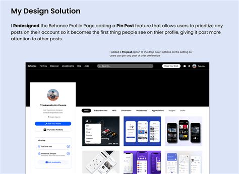 Behance Design Feature Exploration UX Case Study On Behance