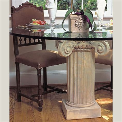 Scamozzi Classical Ionic Column Dining Table Base 29h Classical Home D