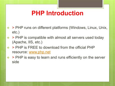 Introduction To Phpppt
