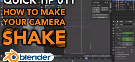 quick tip handheld camera shake effect with f curve modifiers blendernation