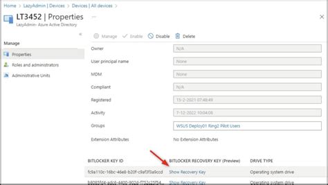 How To Find Bitlocker Recovery Keypassword