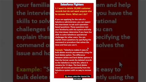 ravikiran rathod on linkedin salesforce admin interview questions and