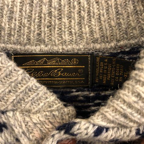 80s Eddie Bauer Wool Knit Sweater Vostok