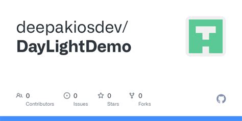 Github Deepakiosdev Daylightdemo