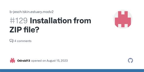 Installation From ZIP File Issue B Jesch Skin Estuary Modv GitHub