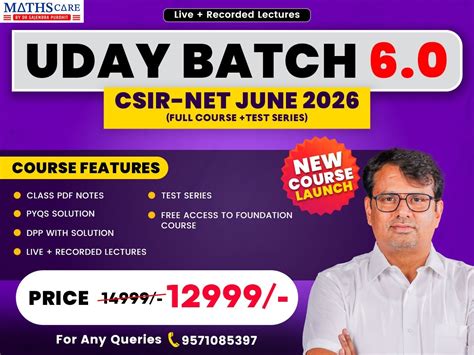 csir net maths online course 2025 live coaching by gp sir