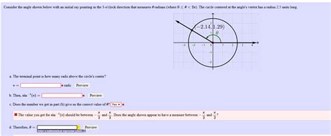 consider the angle shown below with an ﻿initial ray