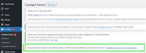 How To Fix Contact Form 7 Errors
