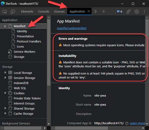 vite and progressive web apps