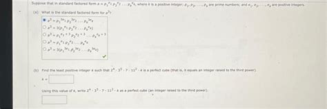 solved a what is the standard factored form for a3 b