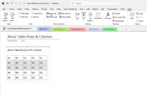 How To Move Selected Rows Up Or Down Move Selected Columns Left Or
