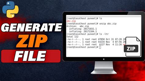 How To Generate A Zip File In Phyton Quick Easy YouTube