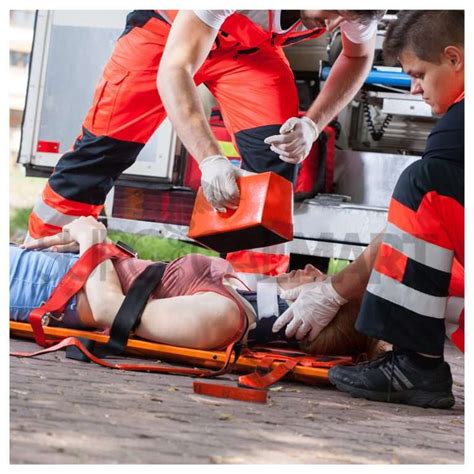 Blue Emt Backboard Spine Board Stretcher Immobilization Kit