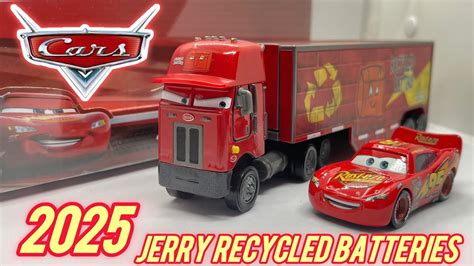 2025 Disney Cars Jerry Recycled Batteries Hauler Best Release Of The