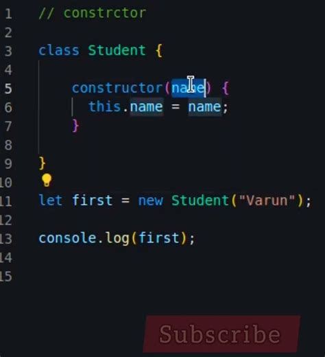 Constructor In Javascript Class Tamil Shorts Class Youtube