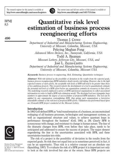Quantitative Risk Pdf Value At Risk Risk